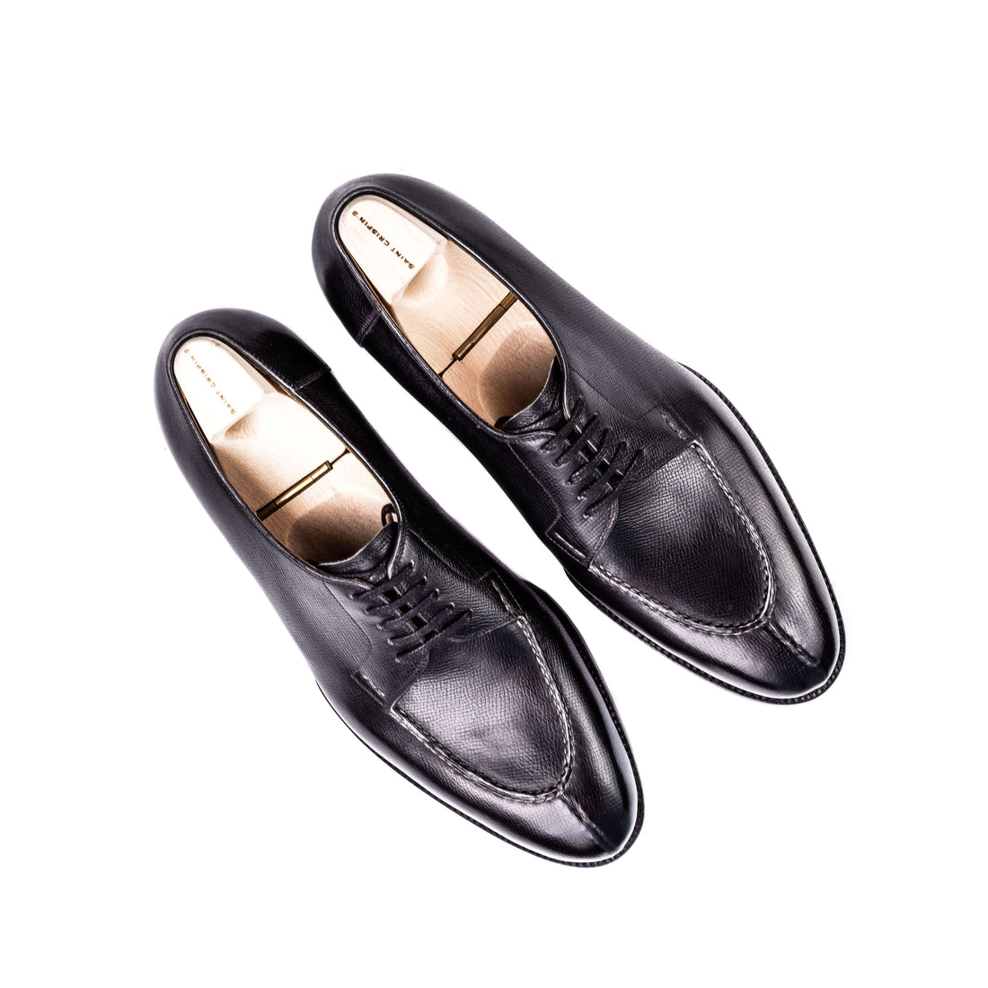 Five eyelet split toe Derby with hand-stitched apron – Saint Crispin's
